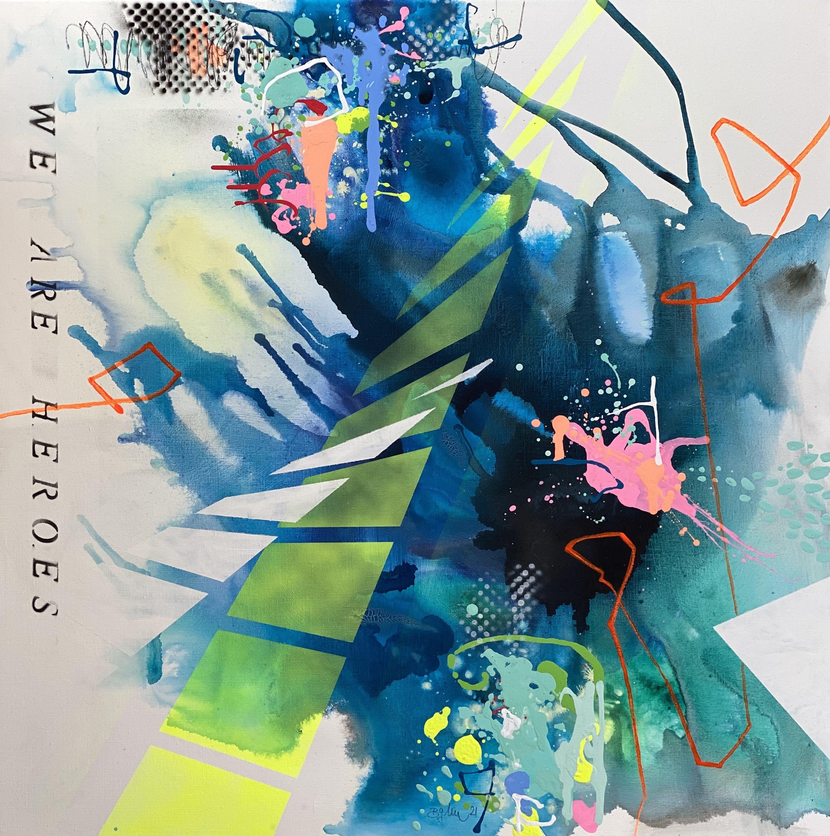 Bea Garding Schubert Abstract Paintings - 18 For Sale at 1stDibs