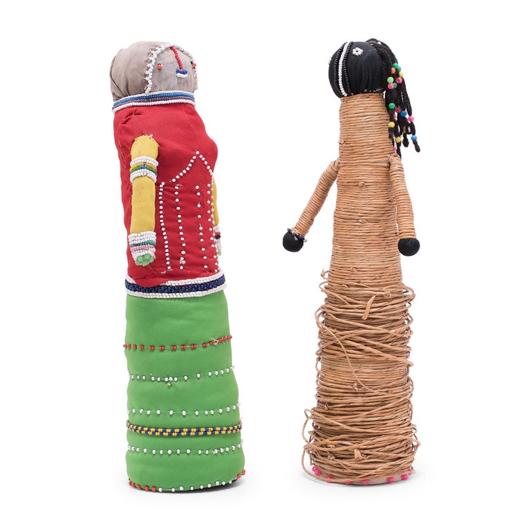 Beaded Ndebele Ceremonial Doll For Sale at 1stDibs | south african ...