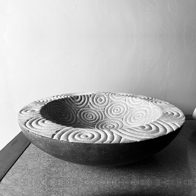 "Beannacht" Grey Limestone Interior / Exterior Sculpture by Helen O ...