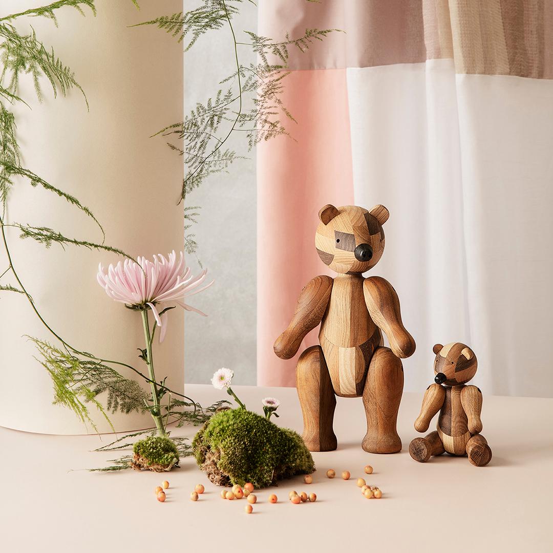 Bear Reworked Anniversary Small Mixed Wood For Sale at 1stDibs