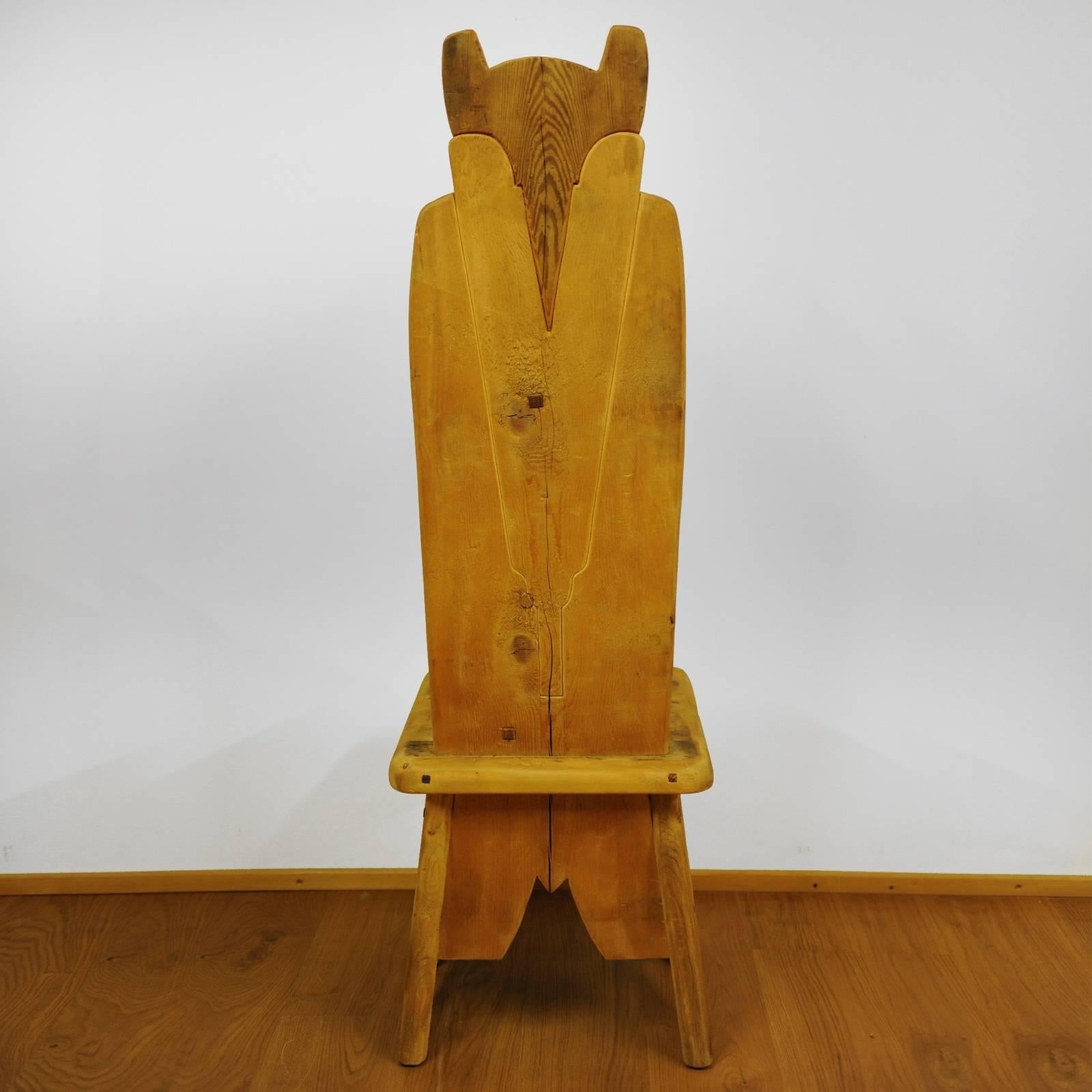 Bear Throne Chair For Sale at 1stDibs
