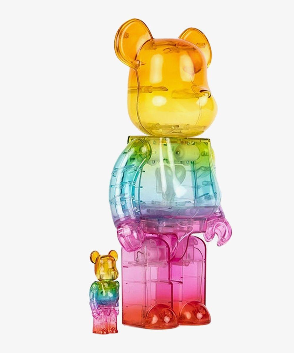 Bearbrick - 100%/400% Bearbrick Emotionally Unavailable Gradient Heart ...