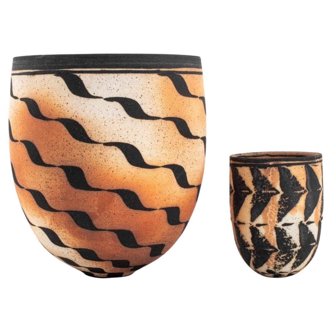 David Macdonald Lidded Pottery Vessel, Signed and Dated at 1stDibs ...