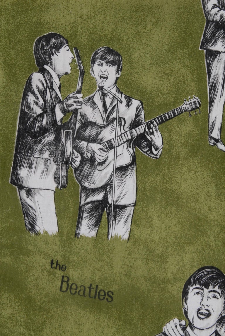 Beatles Fabric Holland, circa 1964 For Sale at 1stDibs | the beatles ...