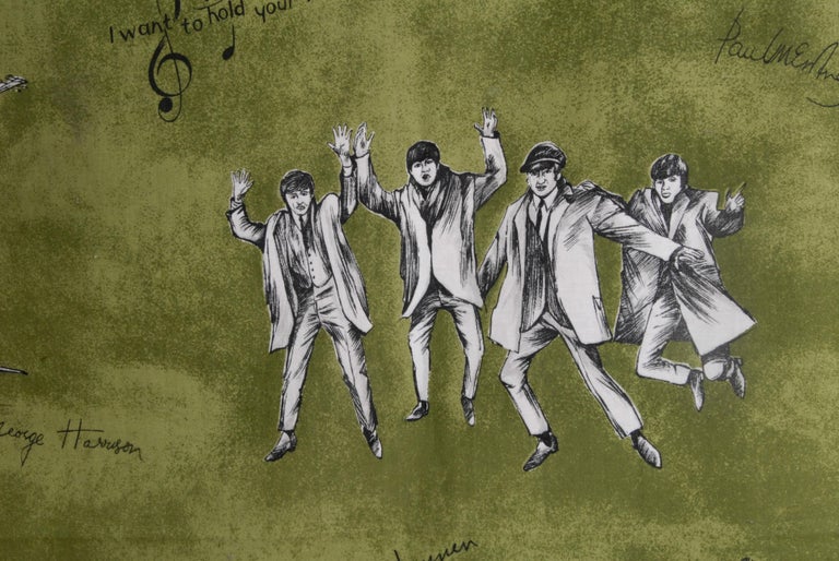 Beatles Fabric Holland, circa 1964 For Sale at 1stDibs | the beatles ...