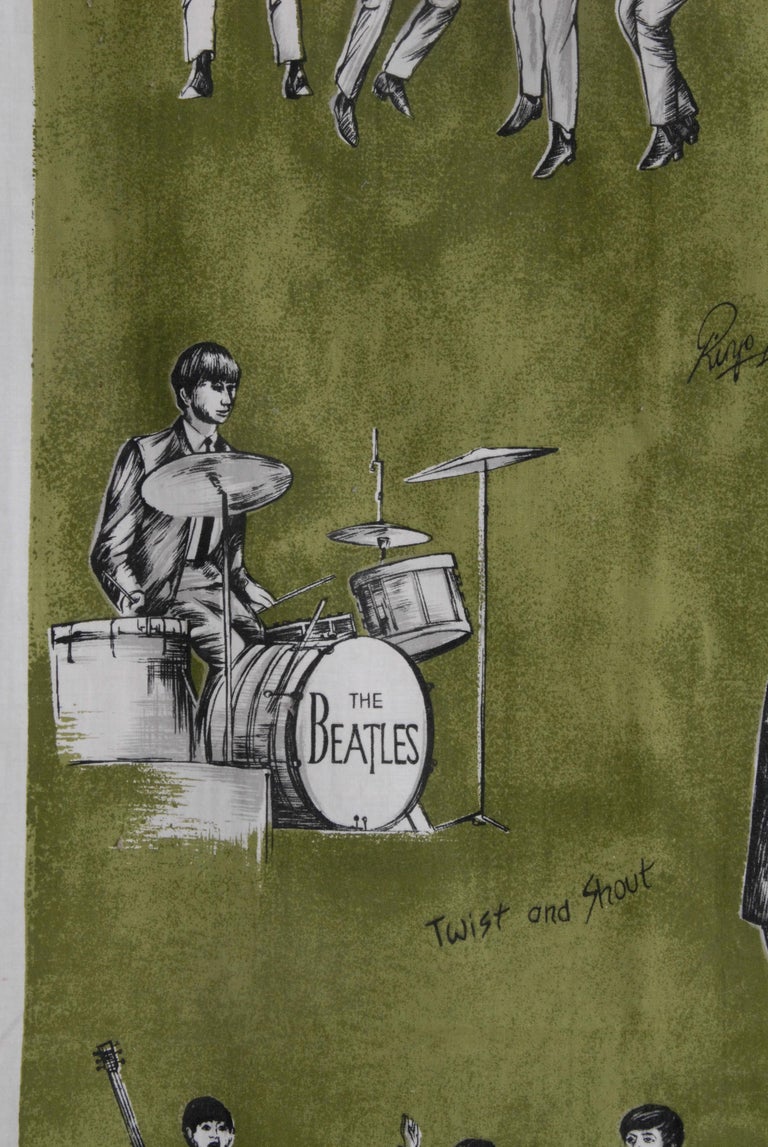 Beatles Fabric Holland, circa 1964 For Sale at 1stDibs | the beatles ...