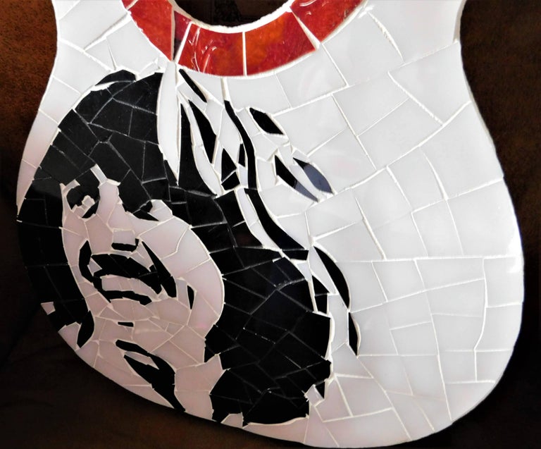 Beatles George Harrison Stained Glass Japanese Acoustic Guitar Artist ...