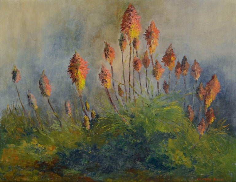 Beatrice Bacon - Red Hot Poker Plant in Fog, Mid-Century California ...
