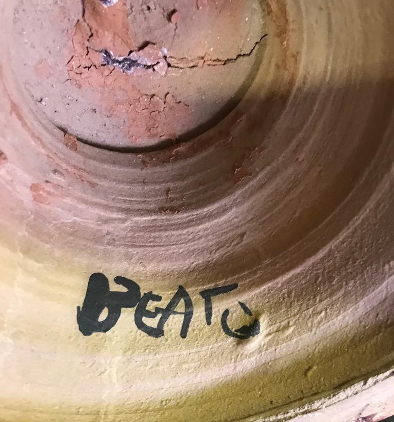 Beatrice Wood Copper Luster Glaze Large Rare Miracle Pot Vase, circa ...