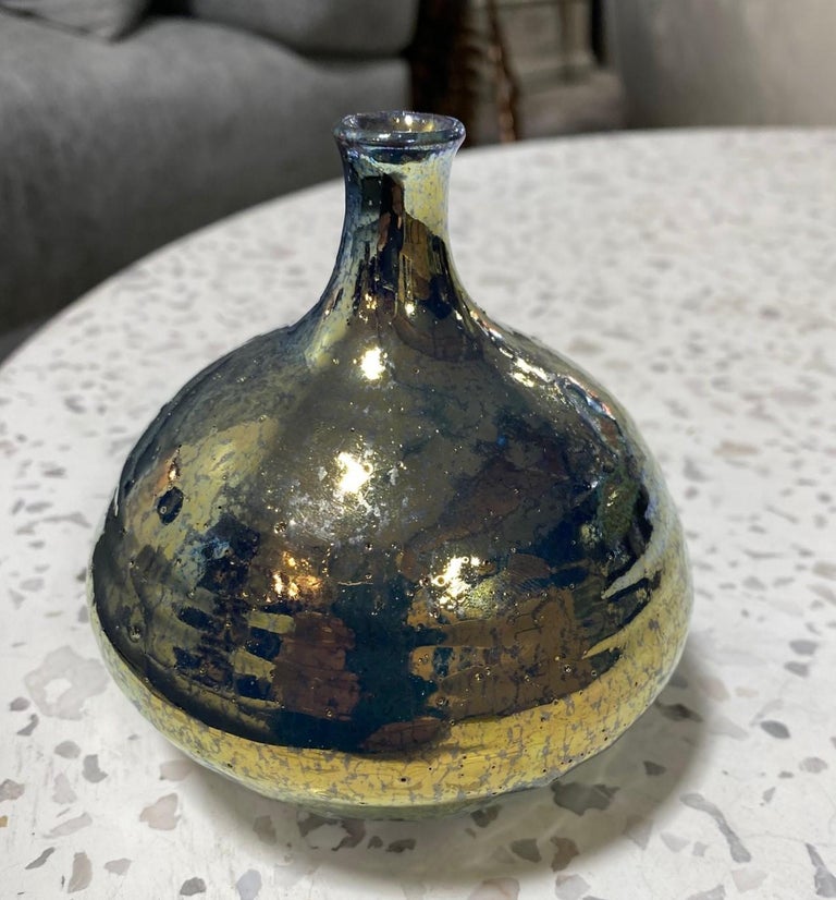 Beatrice Wood Signed Iridescent Gold Luster Glaze California Studio ...