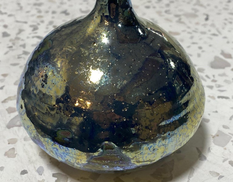 Beatrice Wood Signed Iridescent Gold Luster Glaze California Studio ...