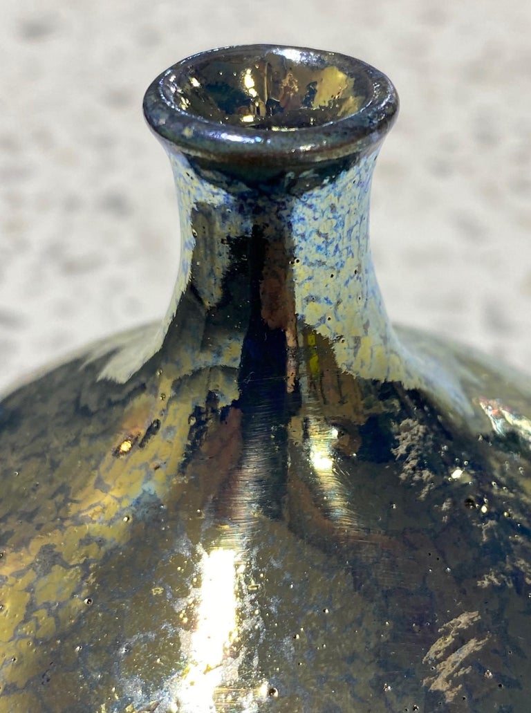 Beatrice Wood Signed Iridescent Gold Luster Glaze California Studio ...