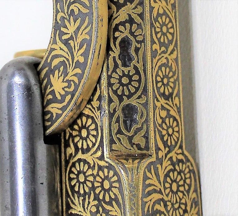 Beaumont-Adams Revolver with Gold Damascene Embellishment and Original ...