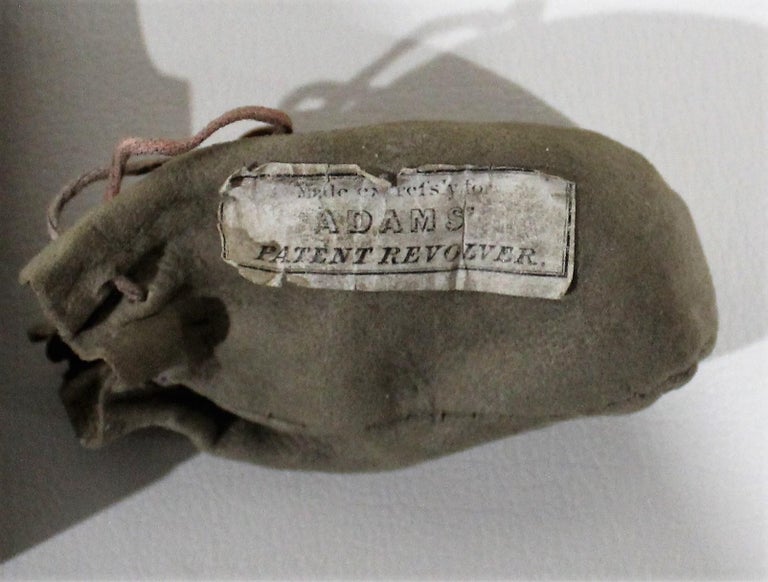 Beaumont-Adams Revolver with Gold Damascene Embellishment and Original ...