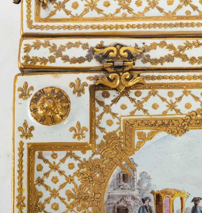 Beautiful 19th Century German Porcelain Piano at 1stDibs