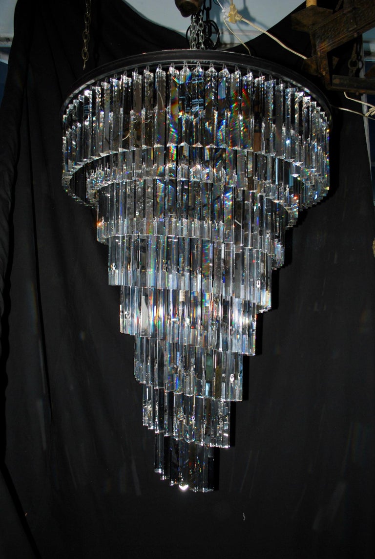Beautiful and Impressive and Large Modern Crystal Chandelier at 1stDibs ...