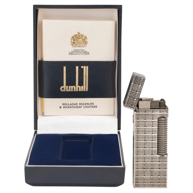 Beautiful and Rare Iconic Vintage Dunhill Silver Plated Swiss Made ...