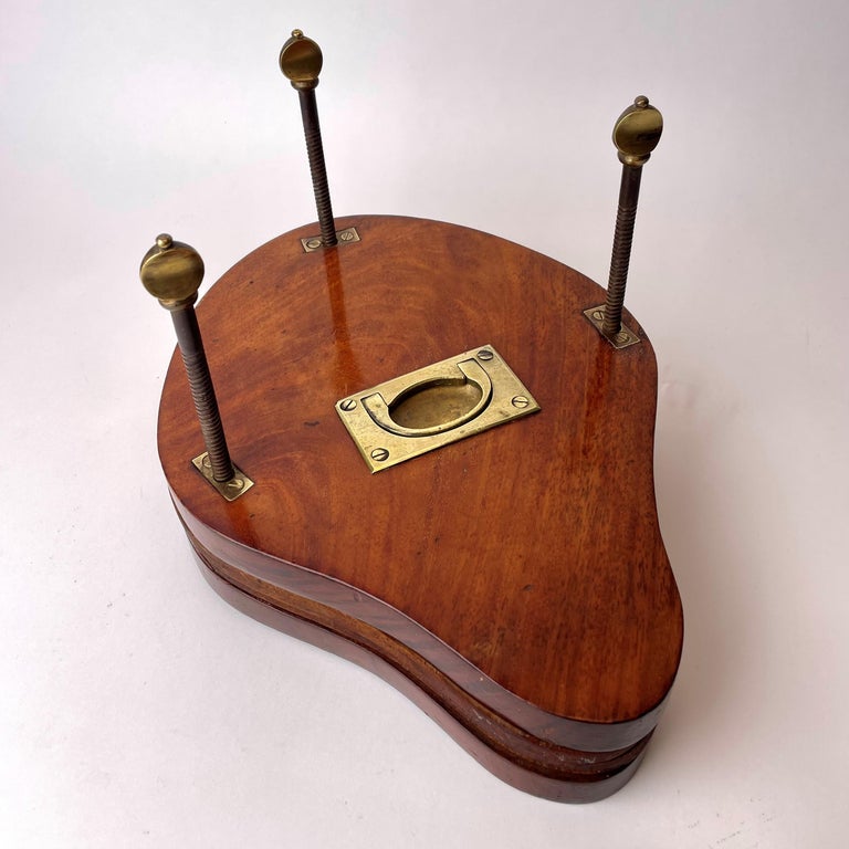 Beautiful and Rare Mahogany Tennis Racket Tensioner from Early 20th ...