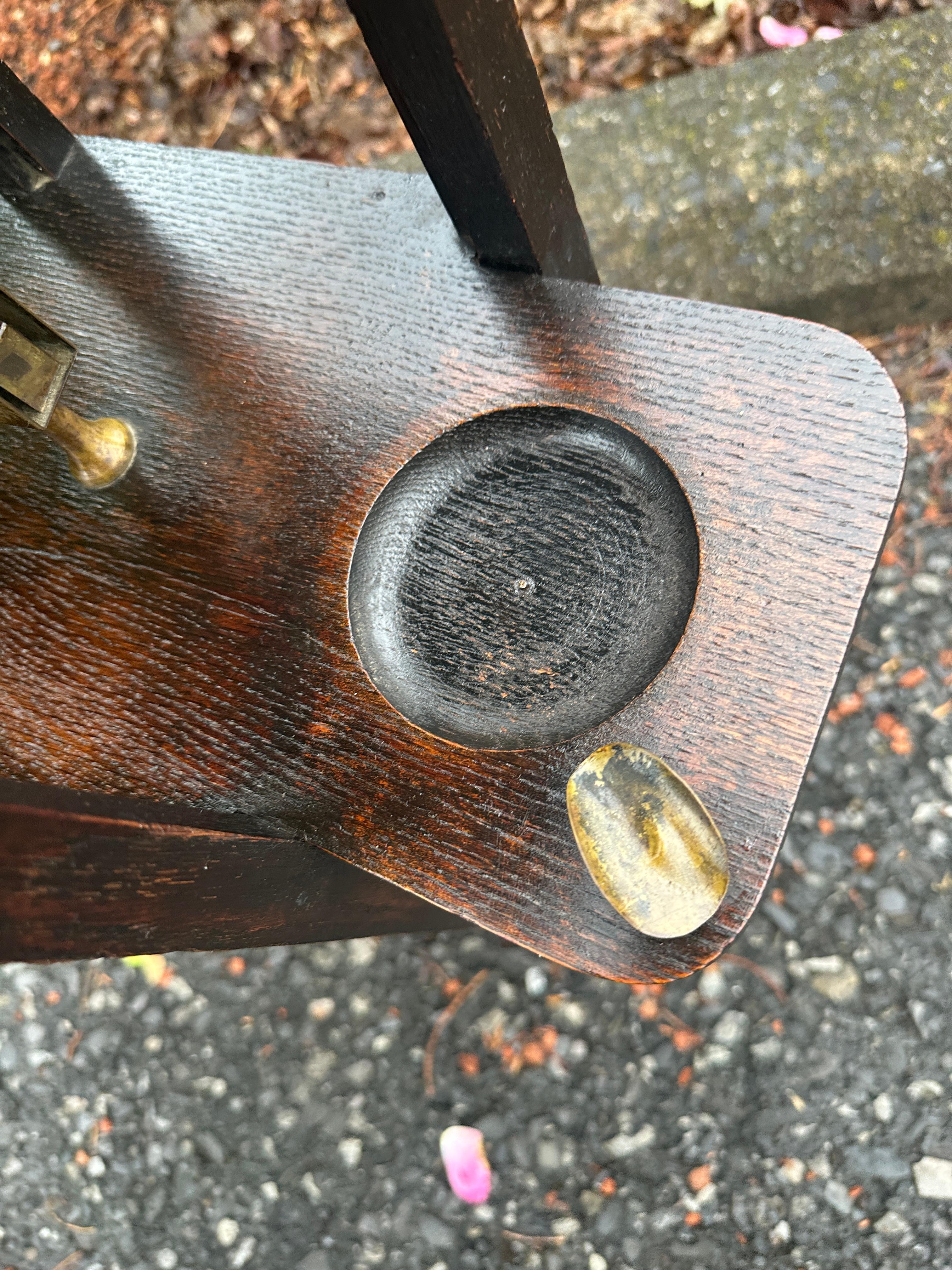 Beautiful Antique Cushman Smoking Stand - Stickley era W8400 For Sale ...