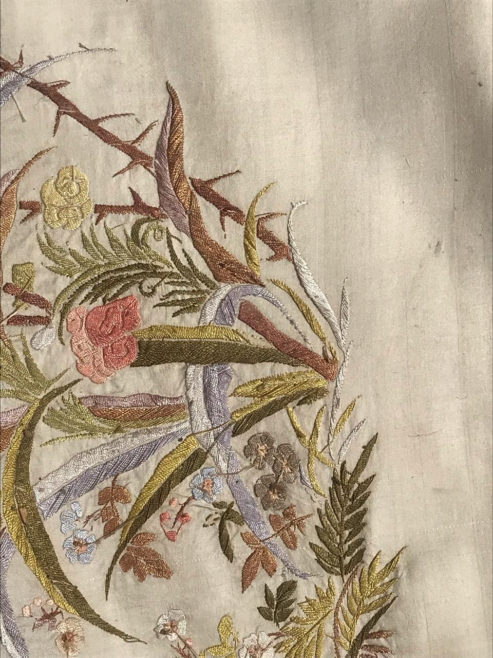 Beautiful Antique Chinese Silk Embroidery at 1stDibs