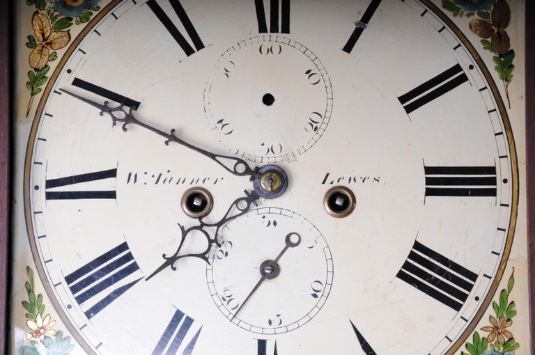 Beautiful Antique English Grandfather Clock, Mahogany, 19th Century For ...