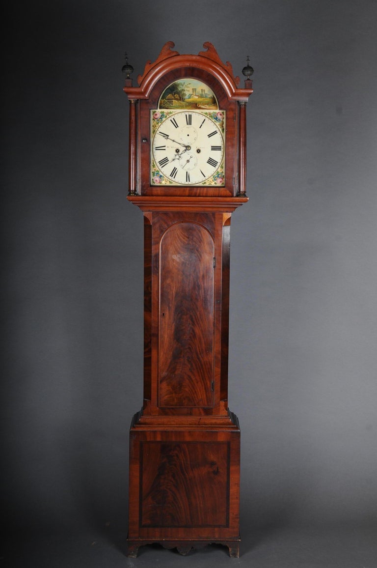Beautiful Antique English Grandfather Clock, Mahogany, 19th Century For Sale at 1stDibs | old ...