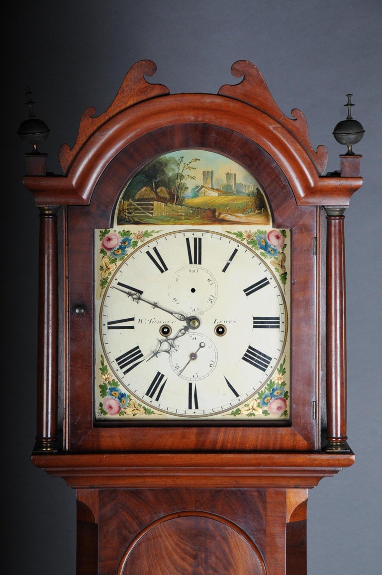 Beautiful Antique English Grandfather Clock, Mahogany, 19th Century For ...