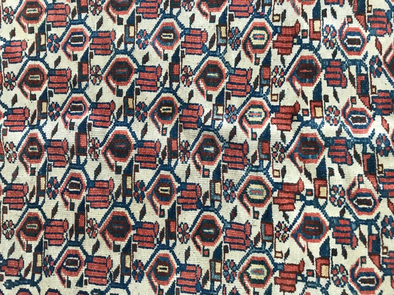 Beautiful Antique Kurdish Malayer Rug For Sale at 1stDibs