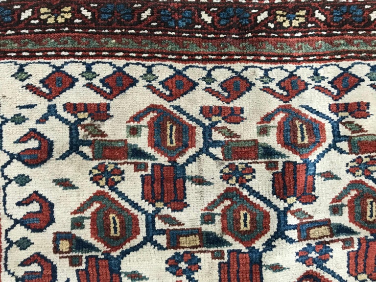 Beautiful Antique Kurdish Malayer Rug For Sale at 1stDibs