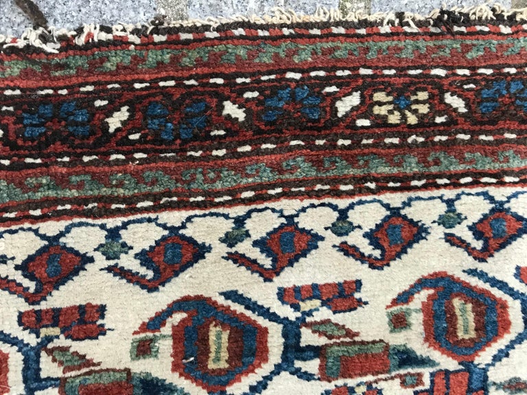 Beautiful Antique Kurdish Malayer Rug For Sale at 1stDibs