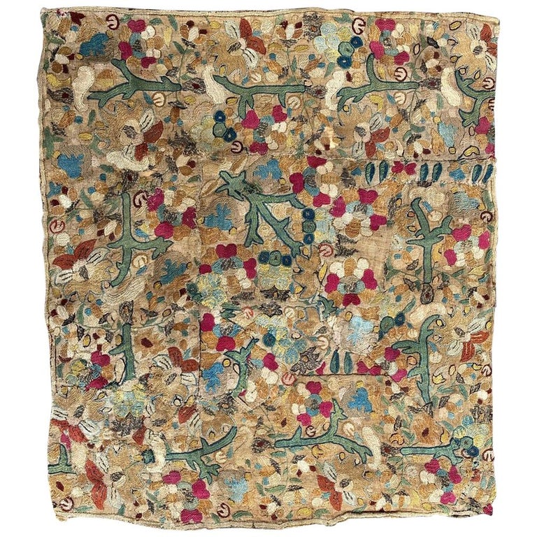 Beautiful Antique Little Collectible Armenian Embroidery at 1stDibs