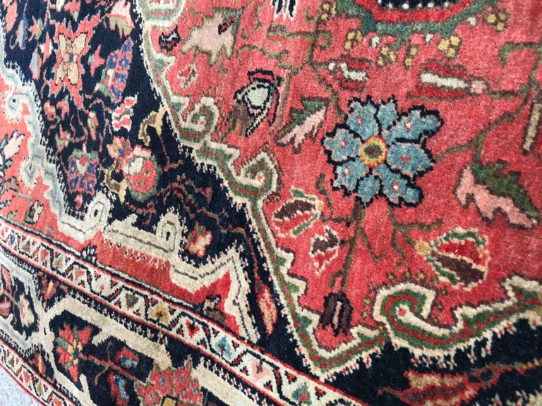 Beautiful Antique Persian Sarogh Rug at 1stDibs