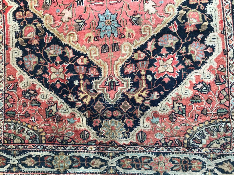 Beautiful Antique Persian Sarogh Rug at 1stDibs