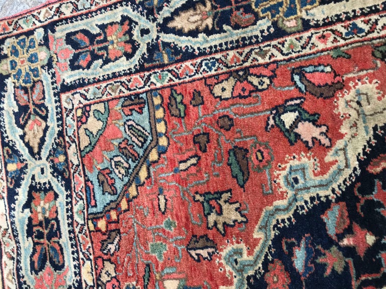 Beautiful Antique Persian Sarogh Rug at 1stDibs