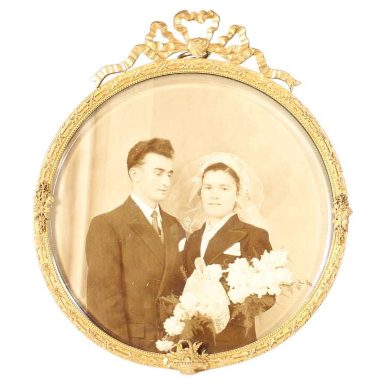 Antique Round Gold Frames