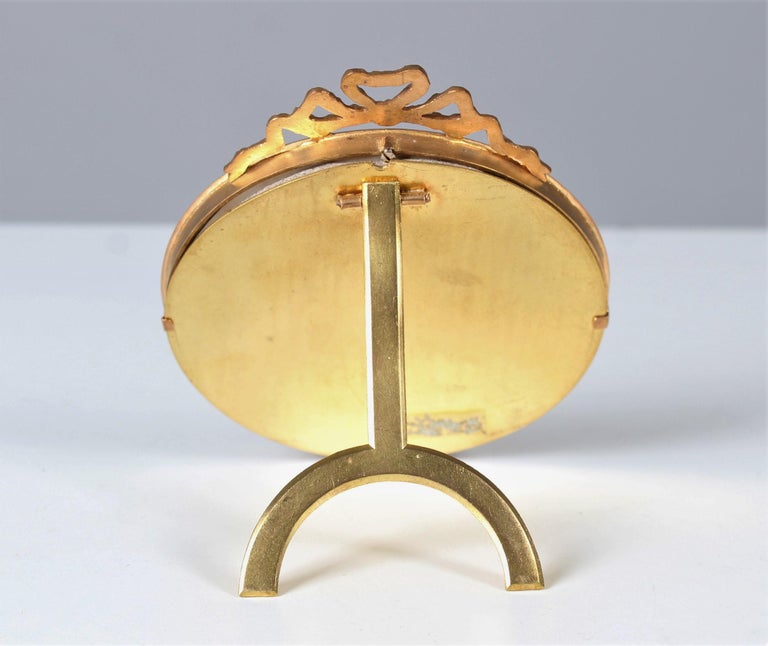 Beautiful Antique Round Picture Frame, Photo Frame, Brass, Late 19th ...