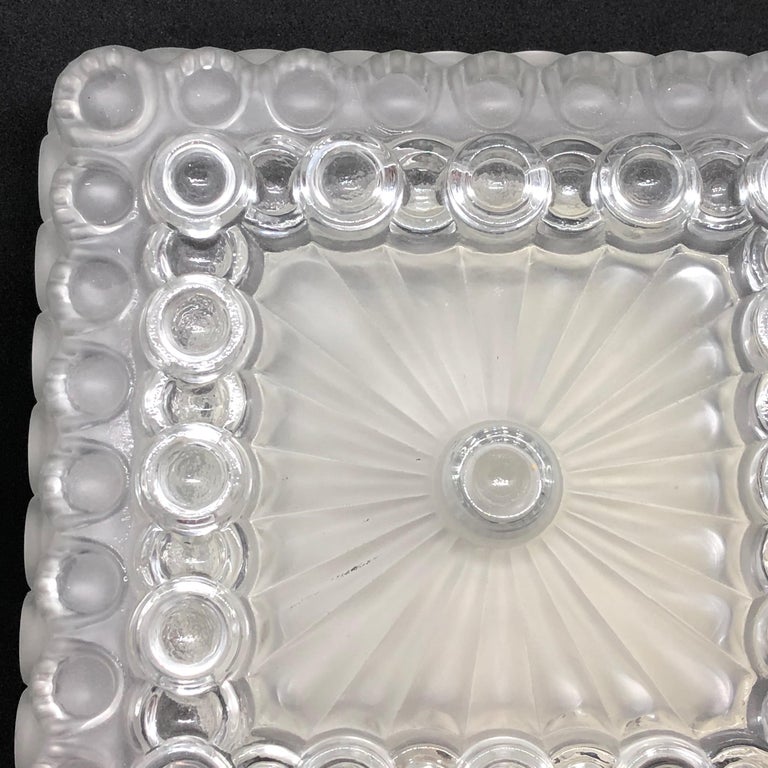 Beautiful Bubble and Circle Pattern Glass Flush Mount Ceiling Light ...