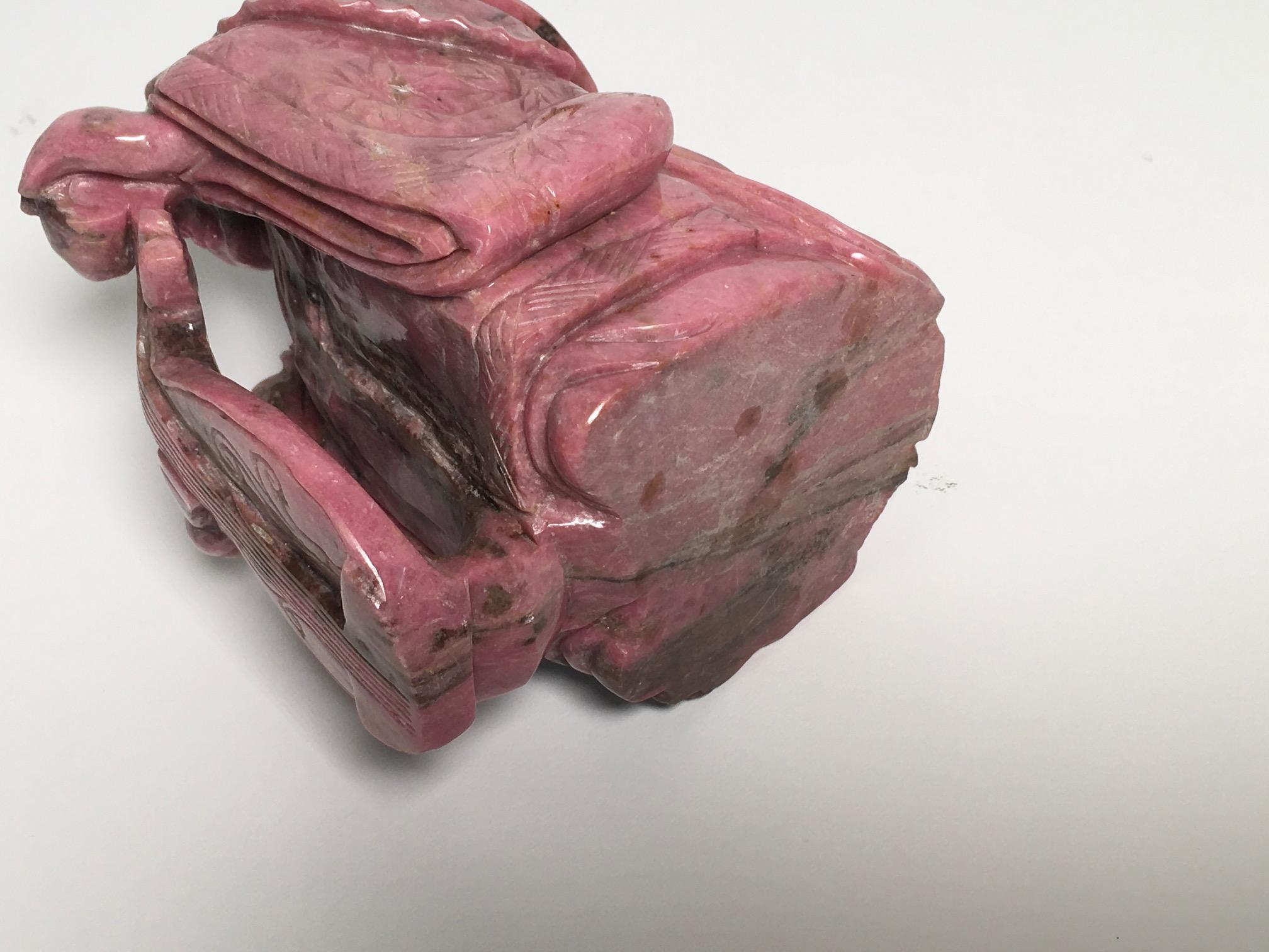 Beautiful Carved Jasper Sculpture For Sale at 1stDibs