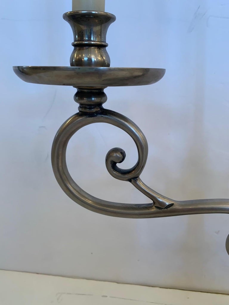 Beautiful Chapman Pewter Table Lamp For Sale at 1stDibs