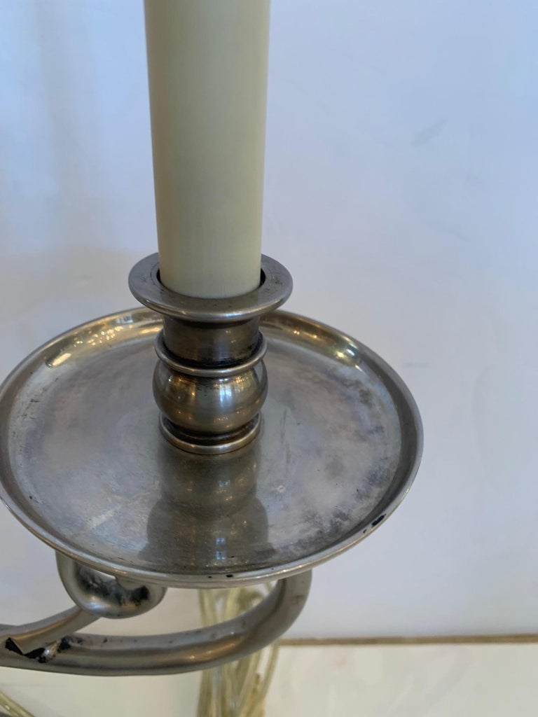 Beautiful Chapman Pewter Table Lamp For Sale at 1stDibs