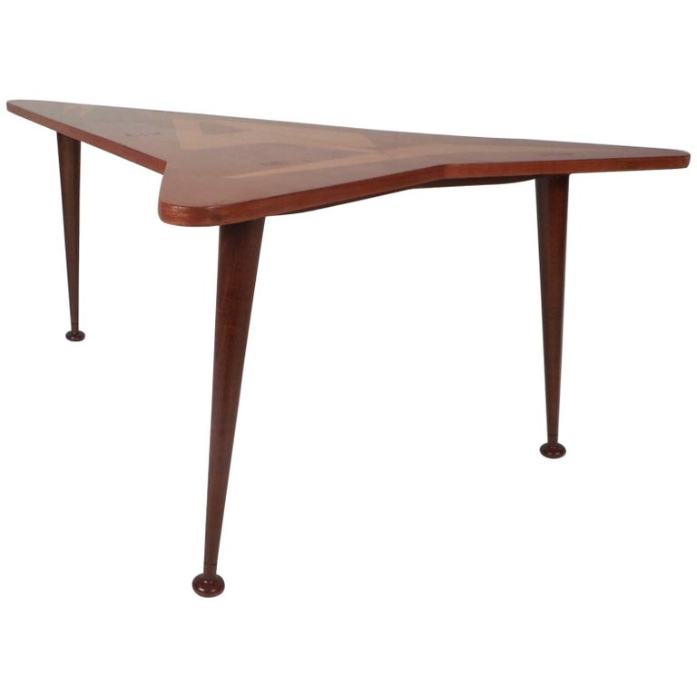 Beautiful Contemporary Modern Boomerang Coffee Table For Sale at ...