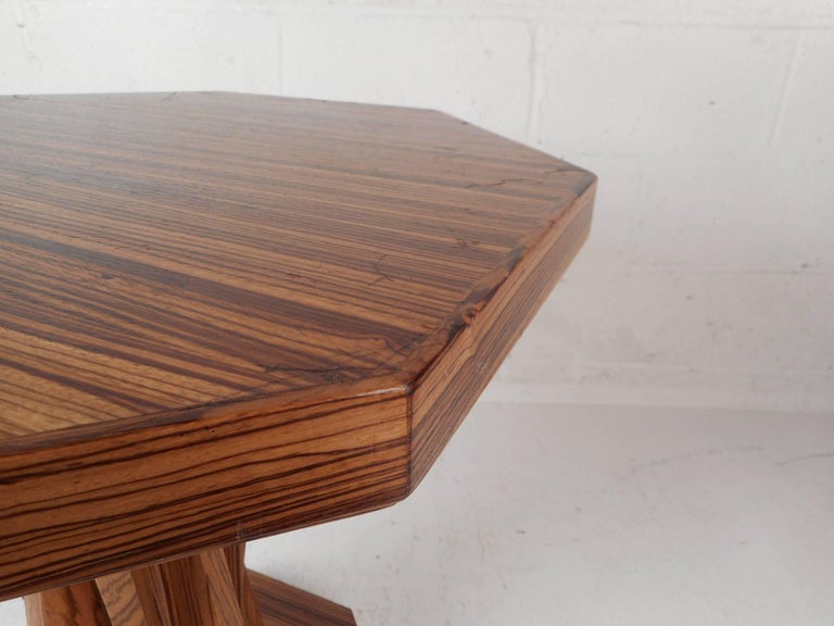 Beautiful Contemporary Modern Custom-Made Octagonal End Table For Sale ...