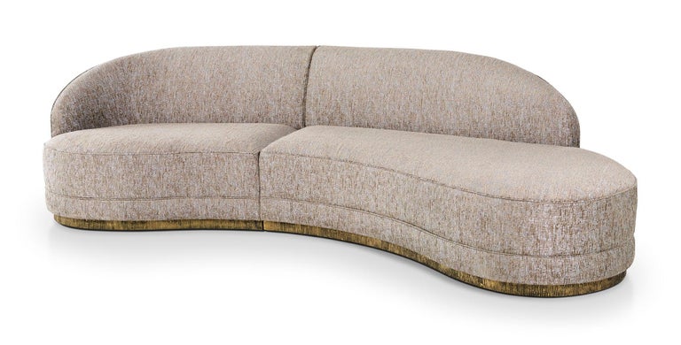 Beautiful Contemporary Sofa Frame Made Steel Pipes and Wood For Sale at ...