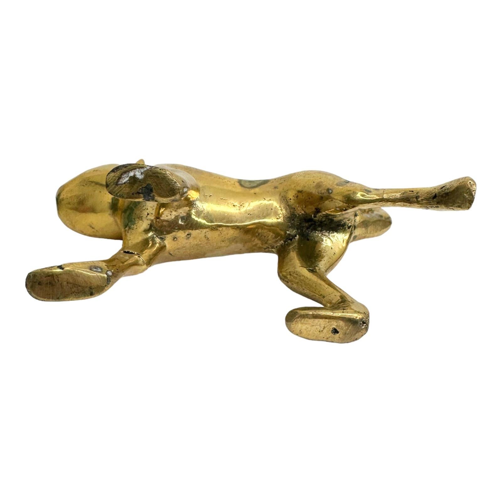 beautiful Cute Brass Monkey Sculpture Figure Statue Metal, Vintage ...
