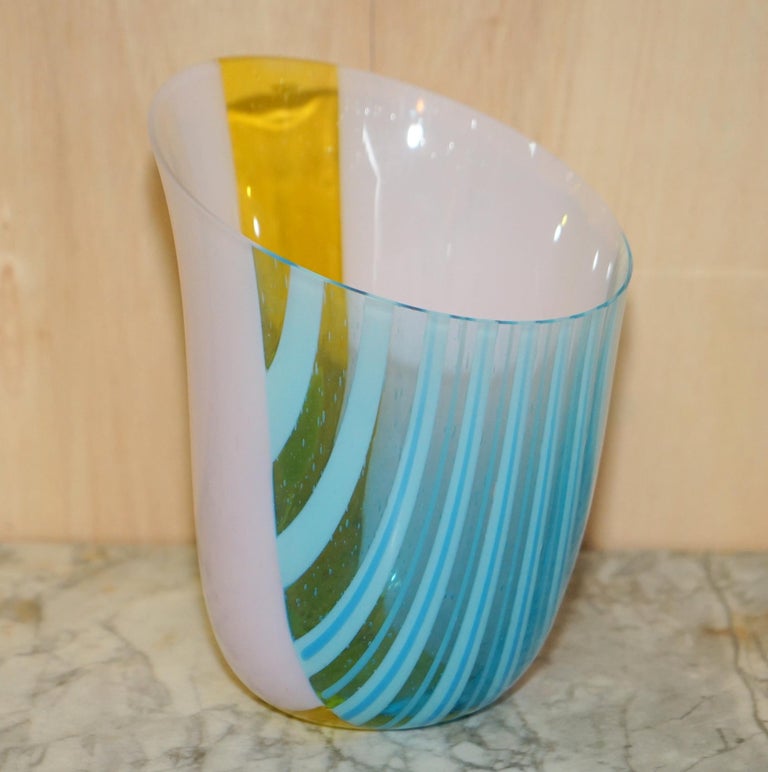 Beautiful Decorative CM Stamped Custom Made Decorative Floral Glass ...