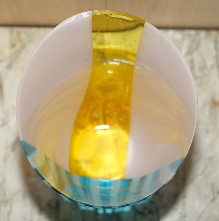 Beautiful Decorative CM Stamped Custom Made Decorative Floral Glass ...