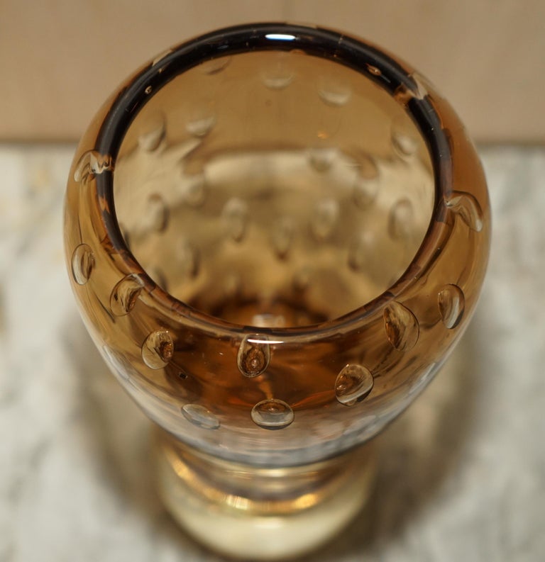 Beautiful Decorative Custom Made Decorative Glass Vase with Air Bubble ...