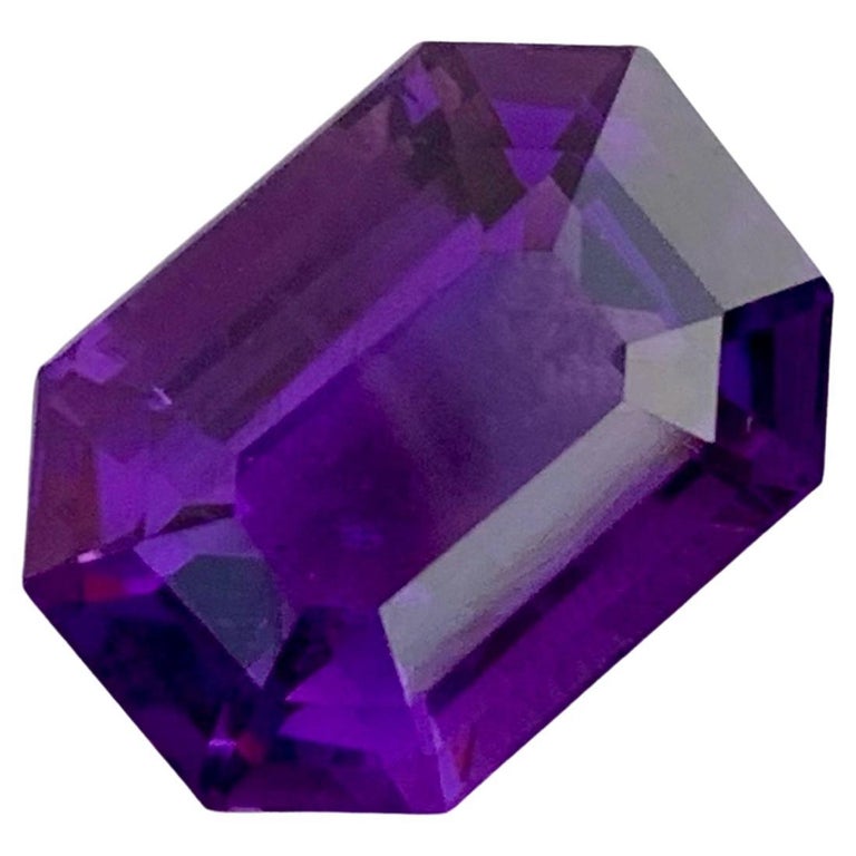 Magnifique bijou en améthyste violet profond 12,20 carats, pierre ...