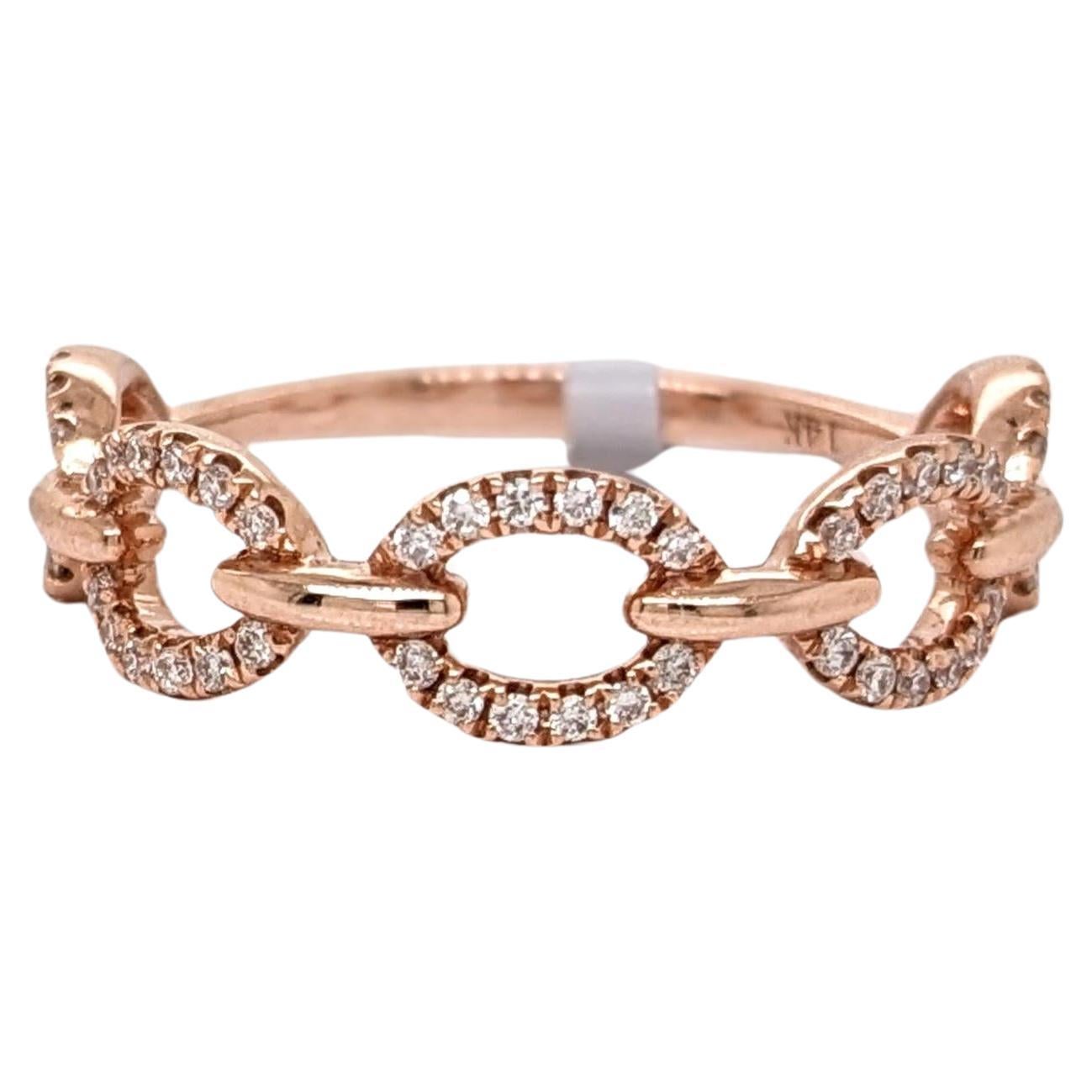 Diamond Band Ring w Earth Mined Diamonds in Solid 14K Gold Marquise 3.5x2mm For Sale at 1stDibs