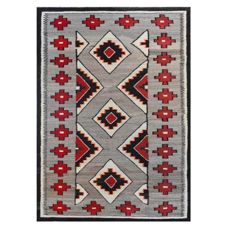 Beautiful Early 20th Century Navajo Rug at 1stDibs